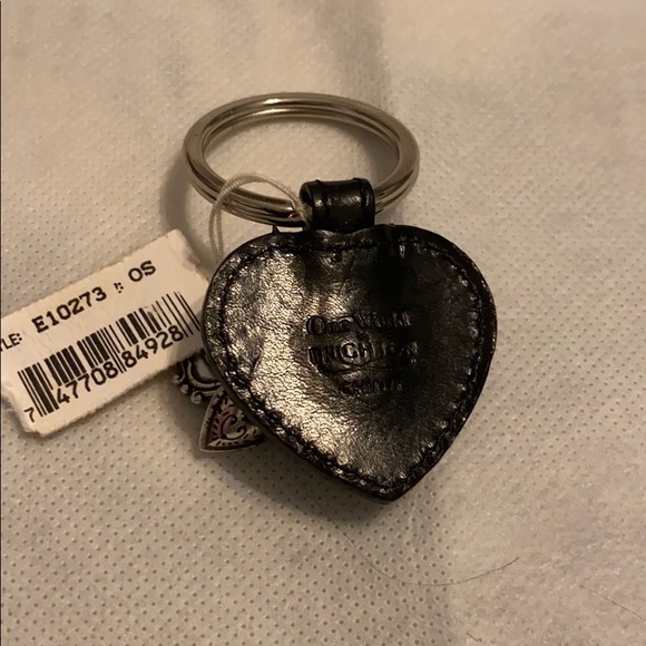 Brighton | Accessories | Black Leather Brighton Keychain | Poshmark